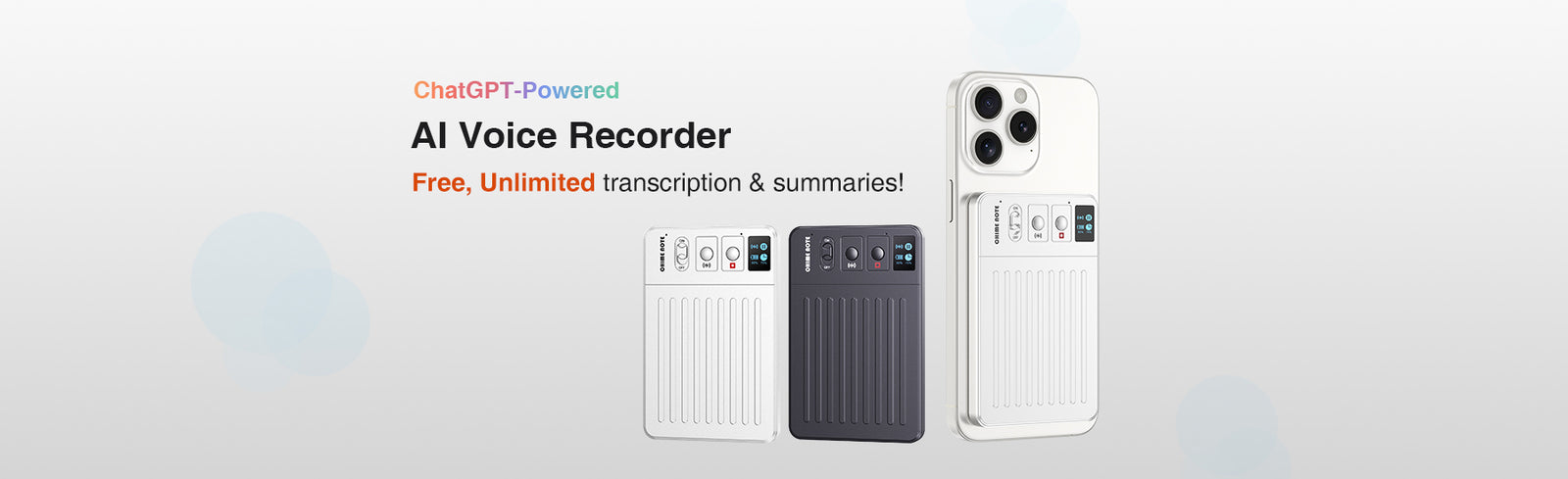 CHIME NOTE AI Voice Recorder - Free Transcription & AI Summaries